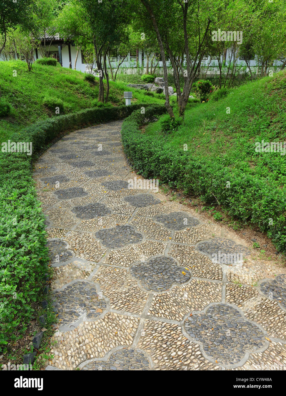 path in chinese garden Stock Photo - Alamy