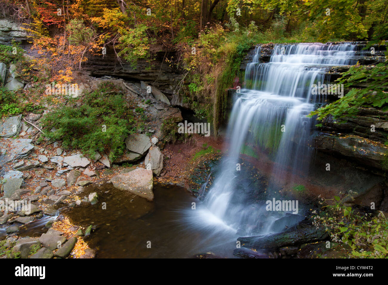 Hamilton creek waterfall hi-res stock photography and images - Alamy