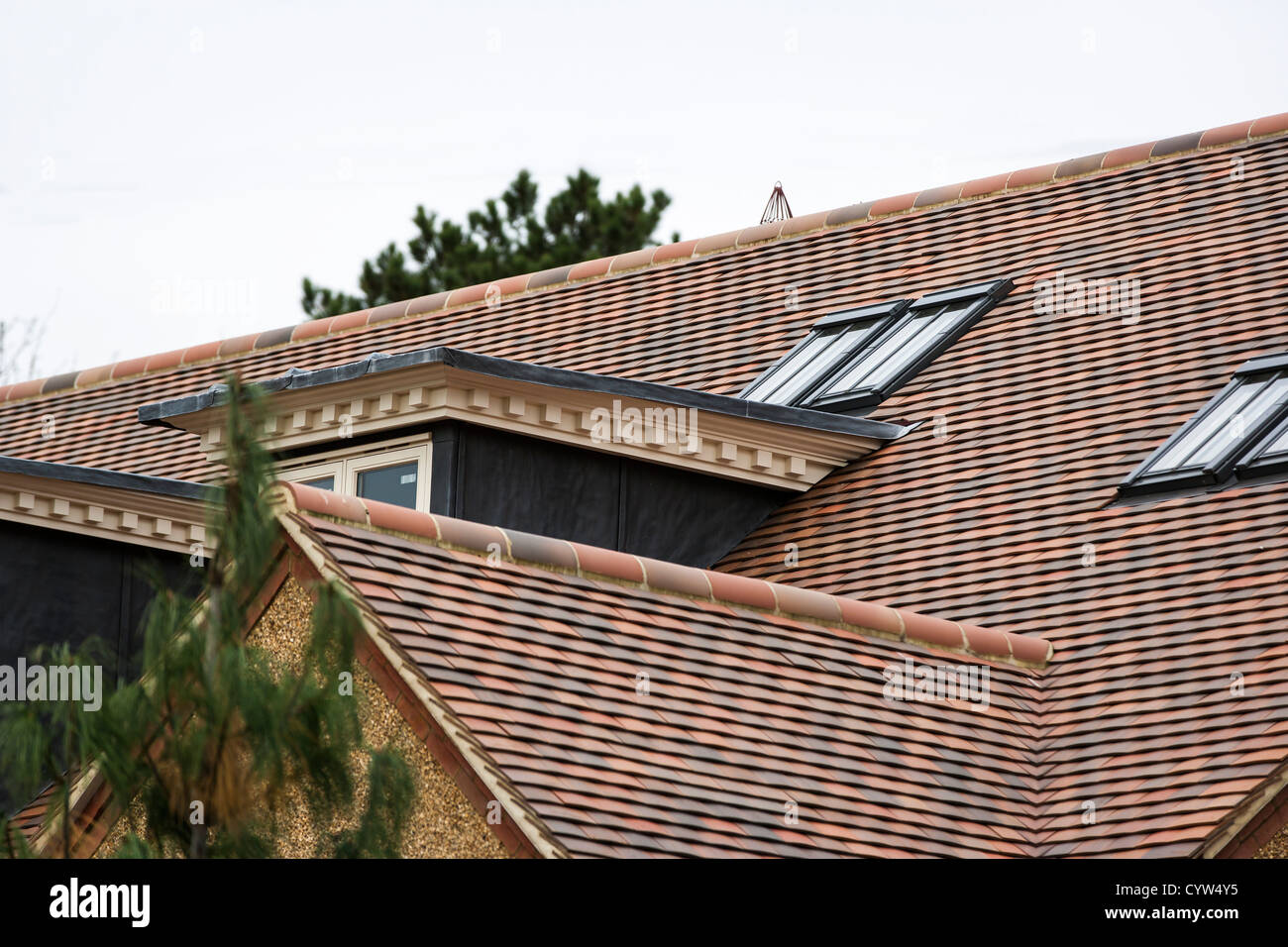 A New Roof Stock Photo - Alamy