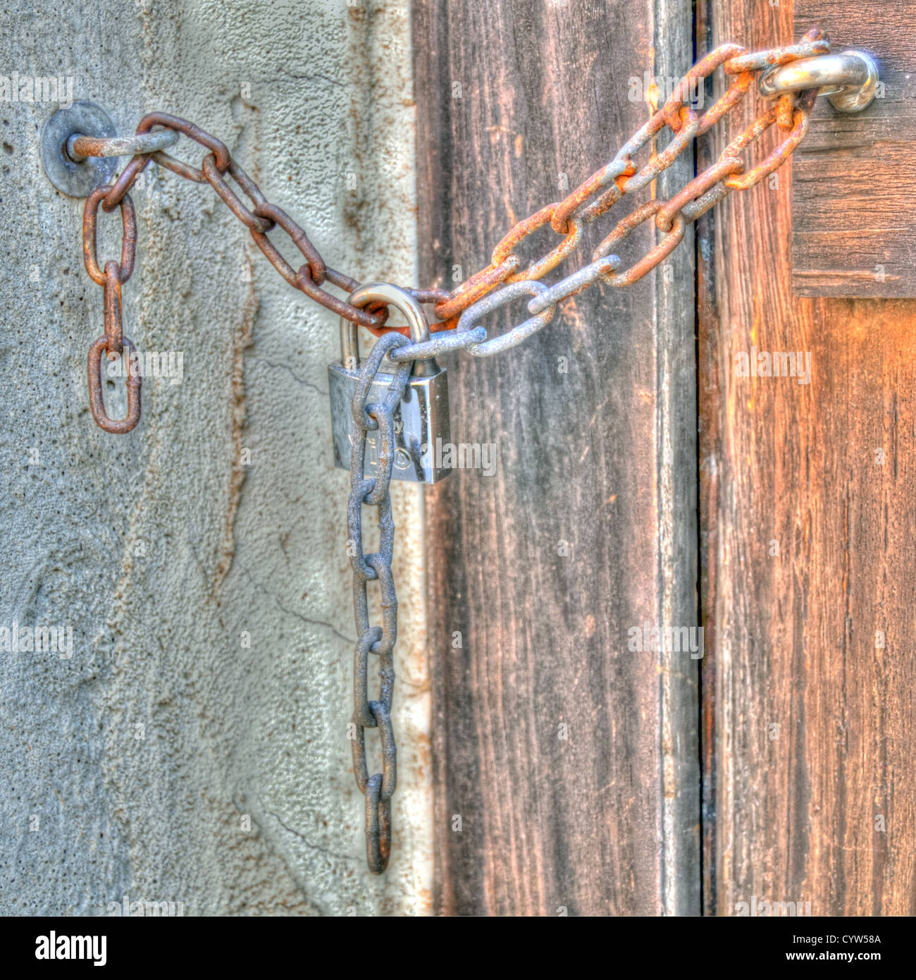 Chain lock hi-res stock photography and images - Alamy