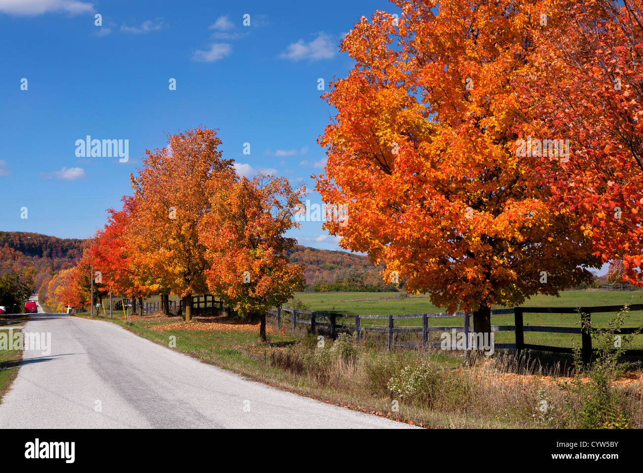 Autumn rural landscape western hi-res stock photography and images - Alamy