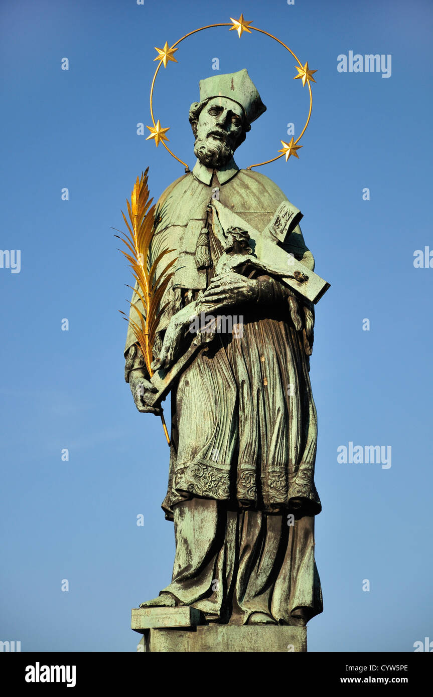 Nepomuk statue hi-res stock photography and images - Alamy