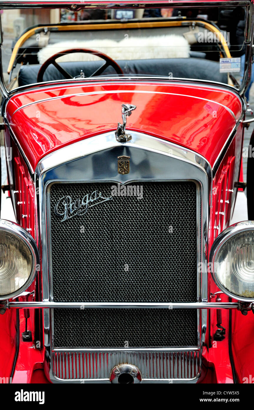 Prague, Czech Republic. Vintage 'Praga' car Stock Photo - Alamy