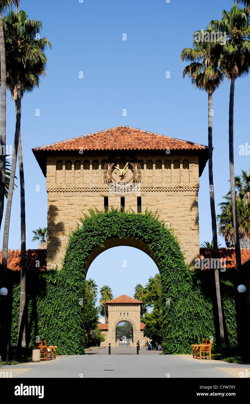 Stone Archways on Stanford University Campus Stock Photo - Alamy