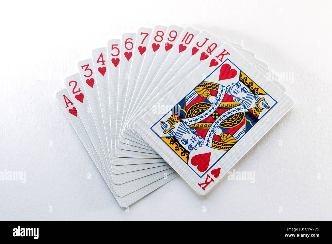 Deck of poker playing cards Stock Photo - Alamy
