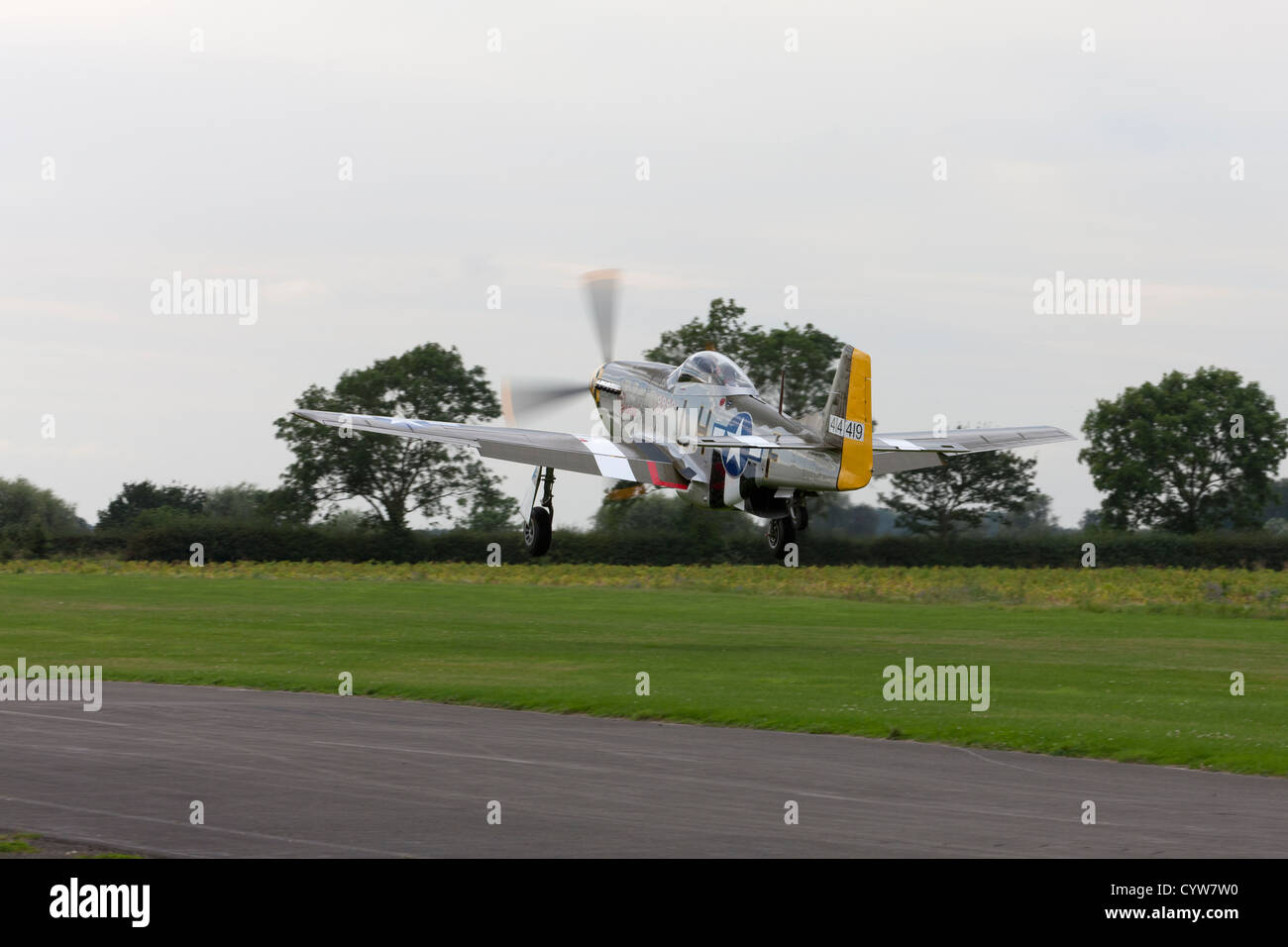 North American P52-D Mustang 'Janie' LH-F 414419 G-MSTG taking-off from ...