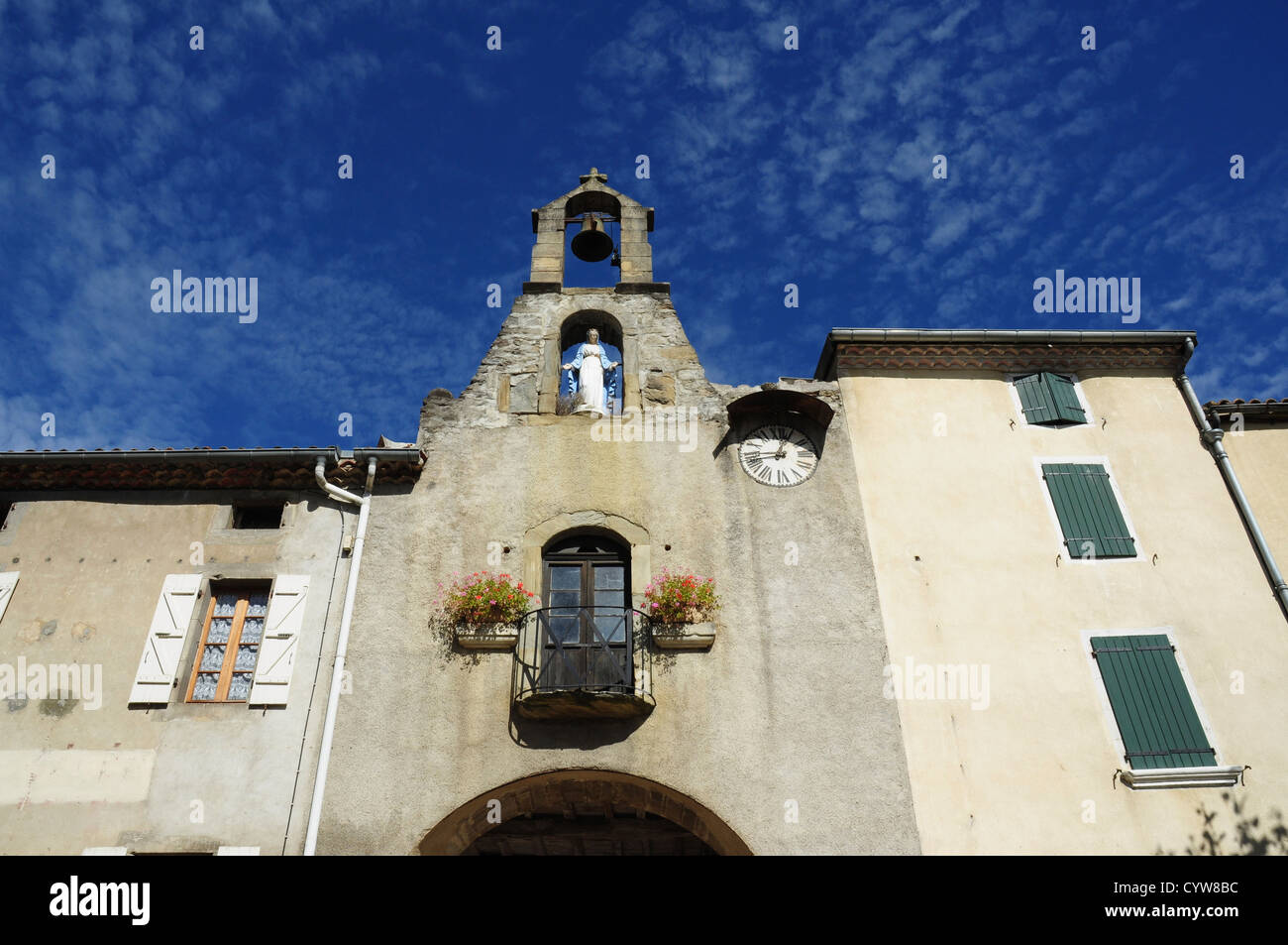 Clock gate historic history rural tourism ariege midi pyrenees france ...