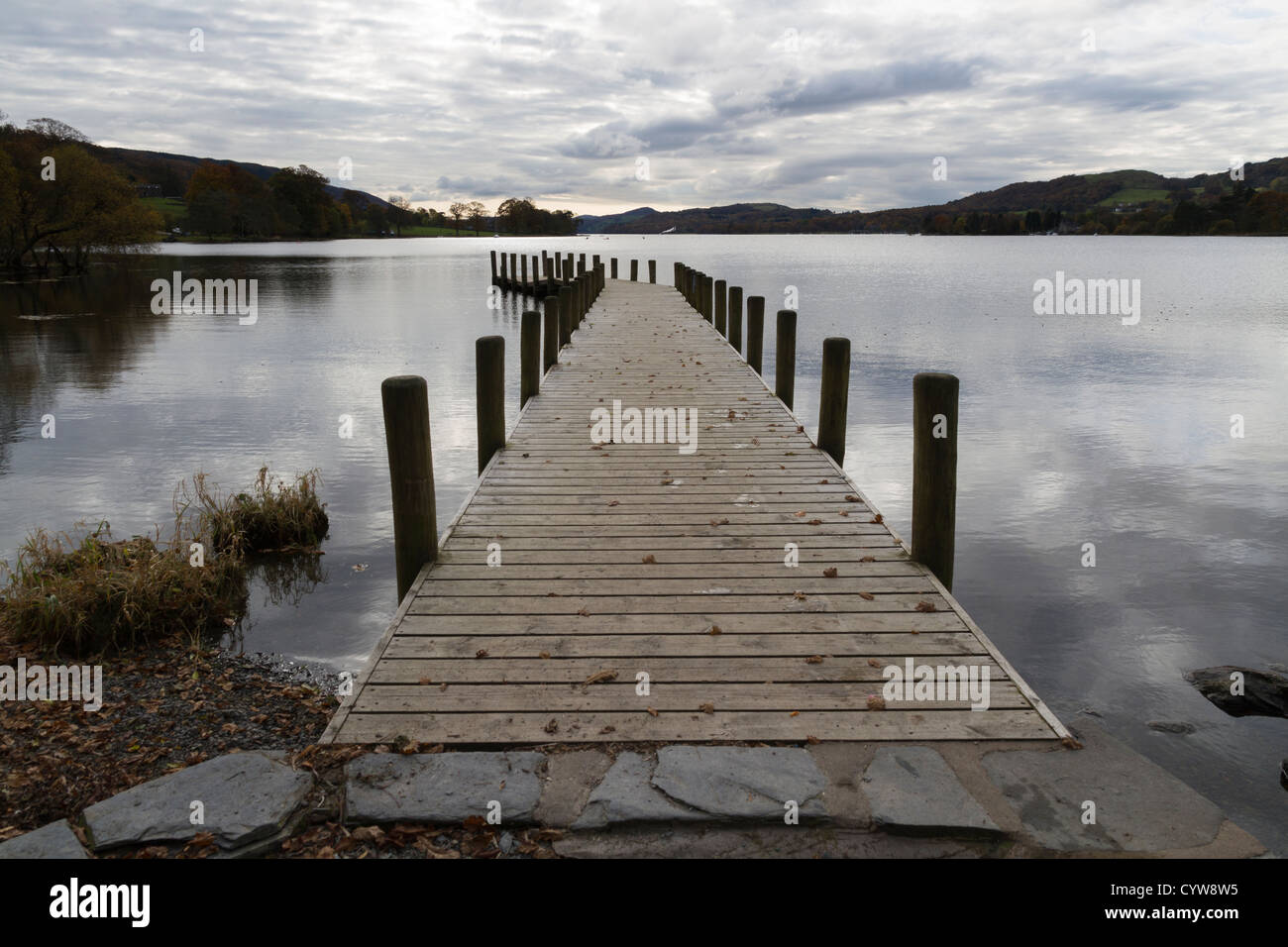 Jetty coniston water hi-res stock photography and images - Alamy