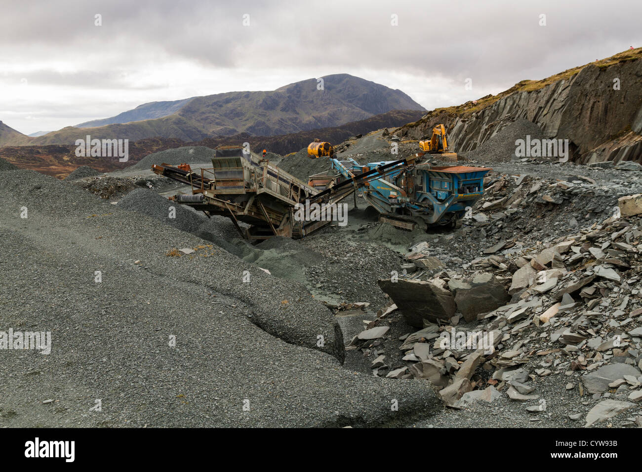 Honister slate mine quarry honister hi-res stock photography and images ...