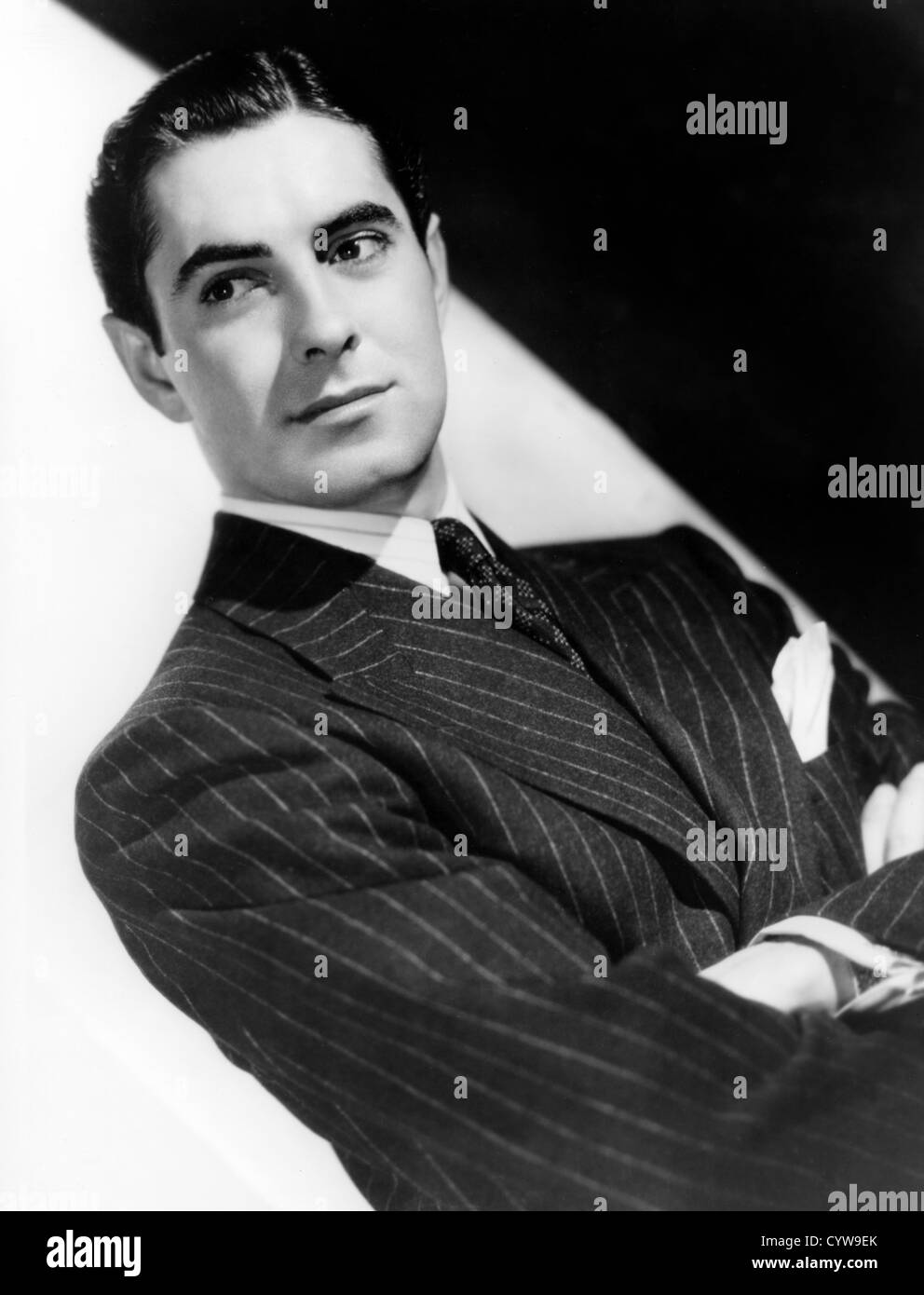 TYRONE POWER (PORTRAIT) TPOW 003 MOVIESTORE COLLECTION LTD Stock Photo ...