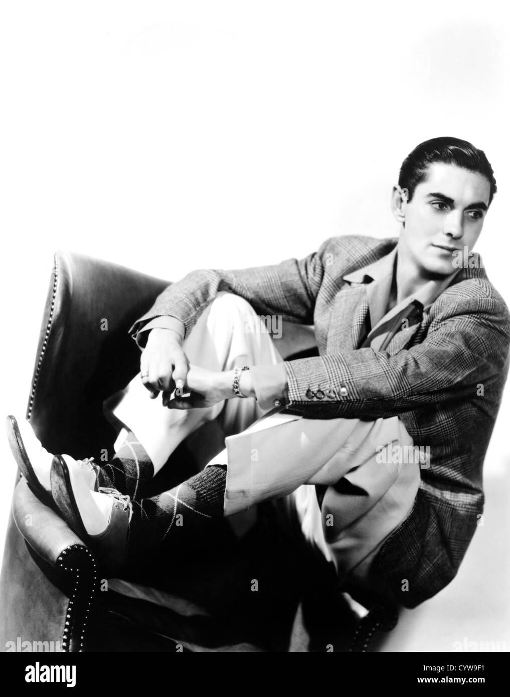 Tyrone power portrait Black and White Stock Photos & Images - Alamy