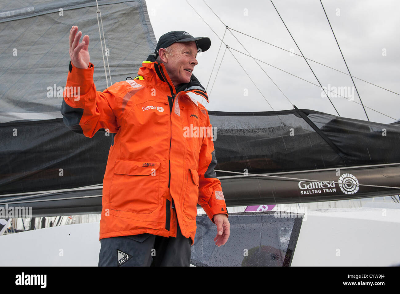 Les Sables d'Olonne (France), 10th november 2012. British sailor ...