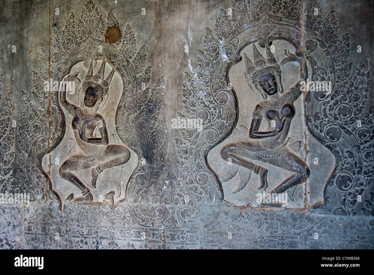 Angkor wat reliefs hi-res stock photography and images - Alamy