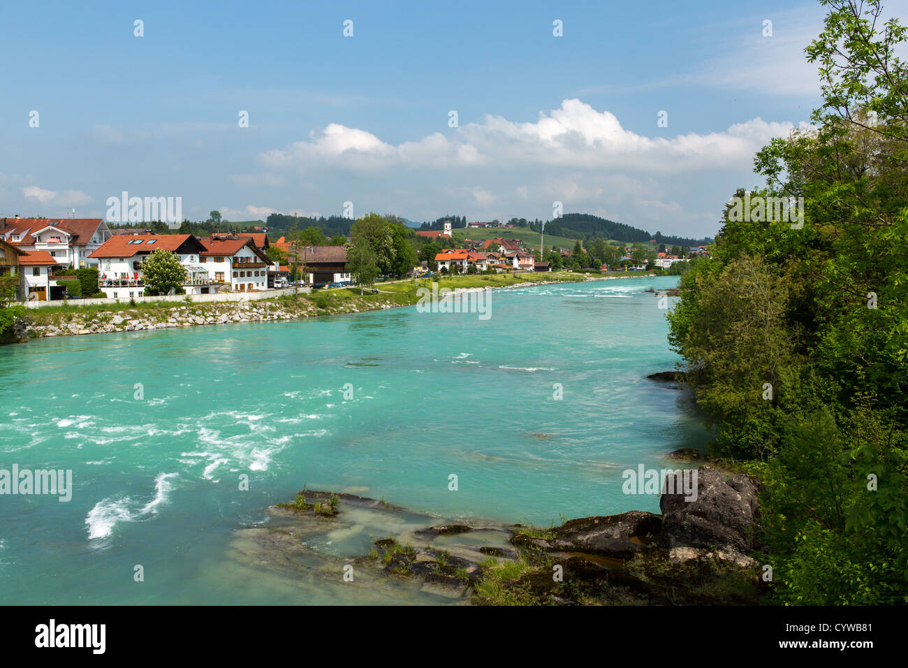 Lech River Germany Stock Photo - Alamy