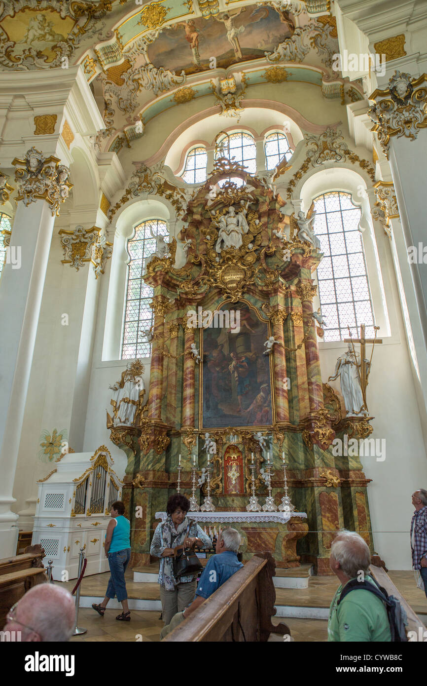 UNESCO World Heritage site, Weis Church Stock Photo - Alamy
