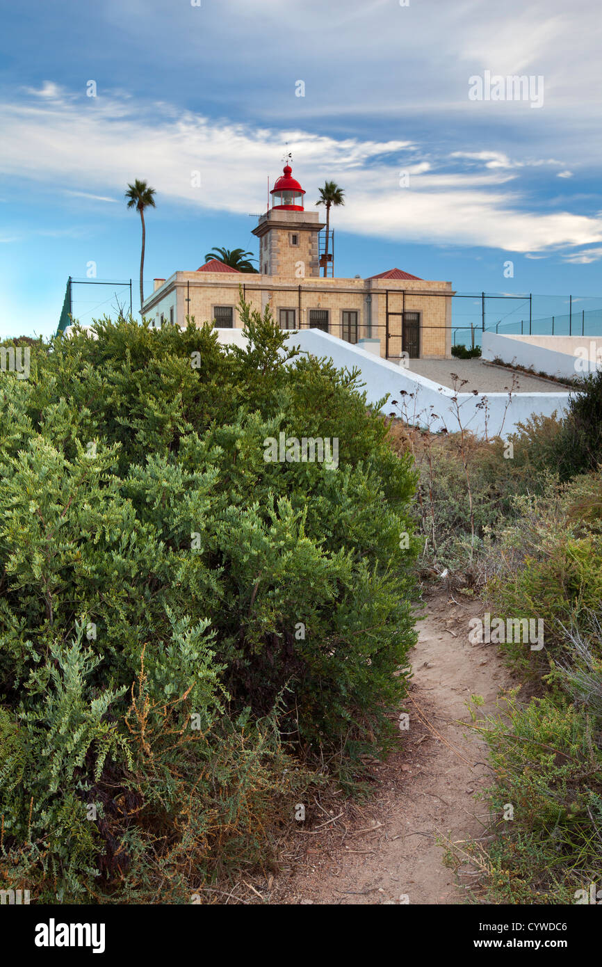 Lagos lighthouse captured at dawn, Portugal Stock Photo - Alamy