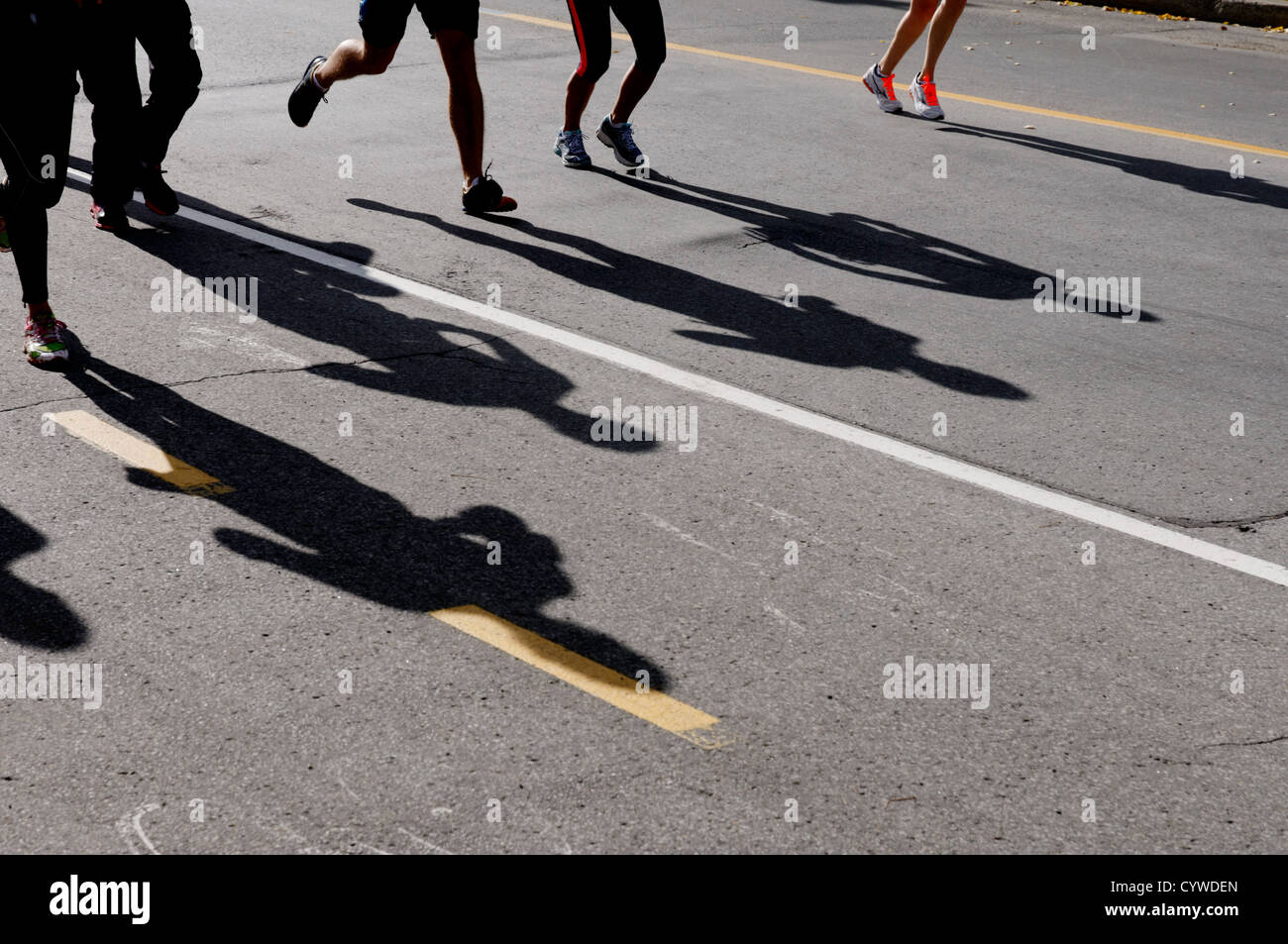 Runners shadow hi-res stock photography and images - Alamy