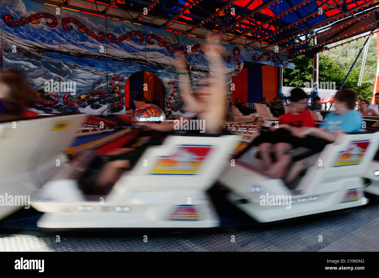 Funfair ride fun fair hi-res stock photography and images - Alamy