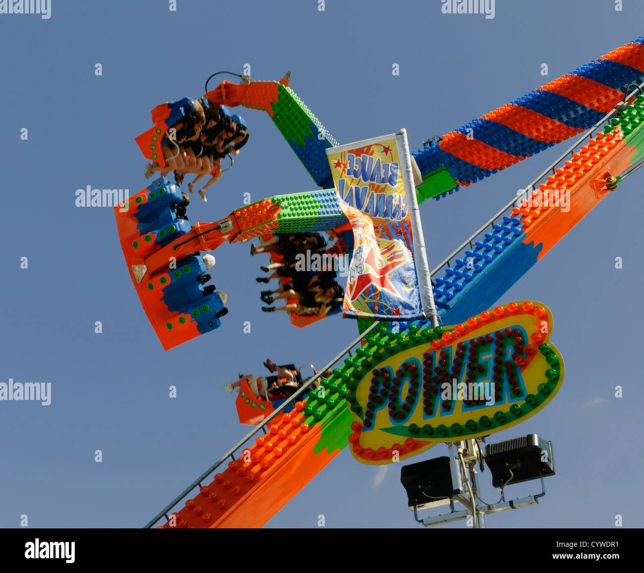 A fun fair ride Stock Photo - Alamy