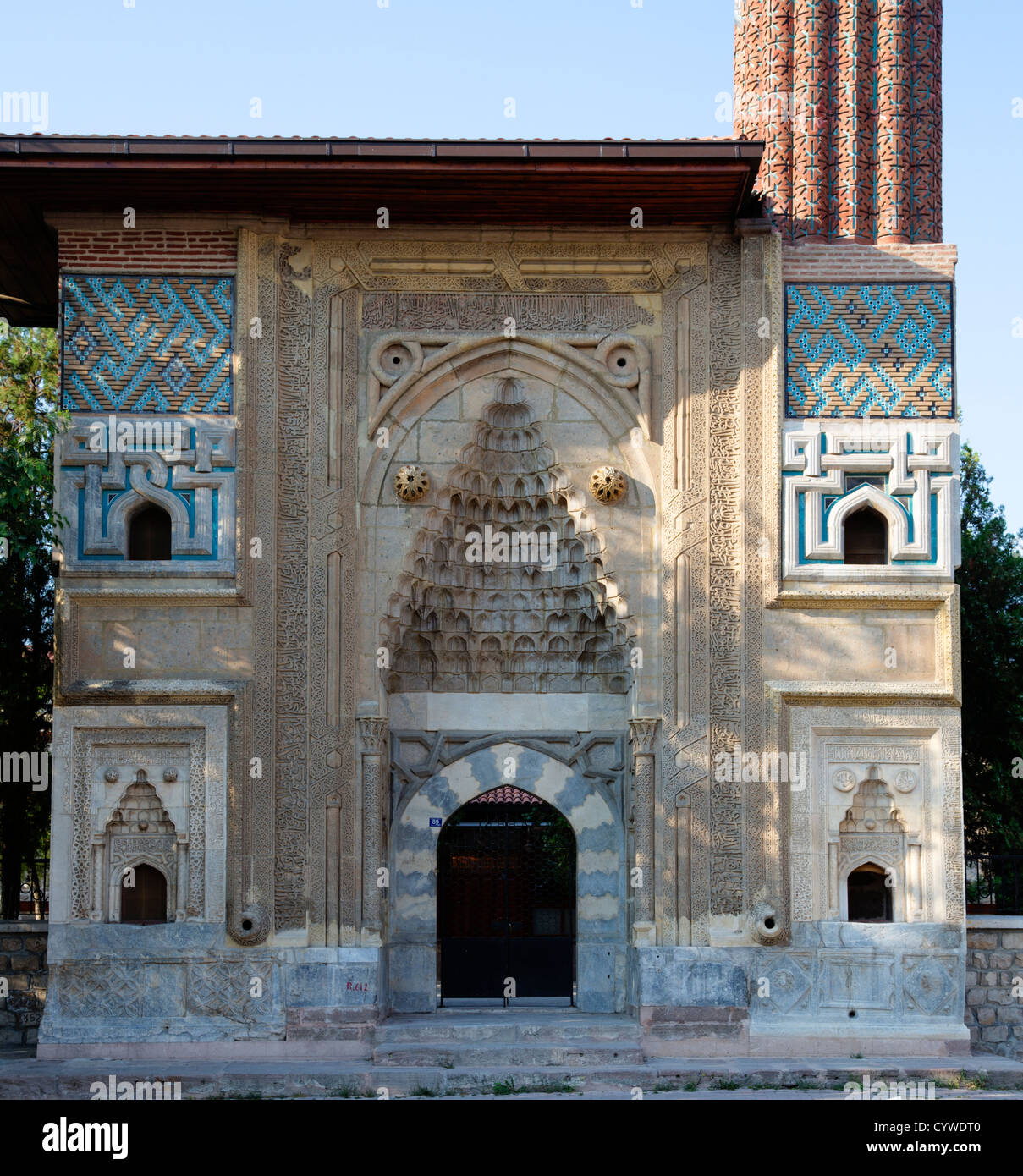 entrance to mosque, Sahib Ata Complex, Konya, Turkey Stock Photo - Alamy