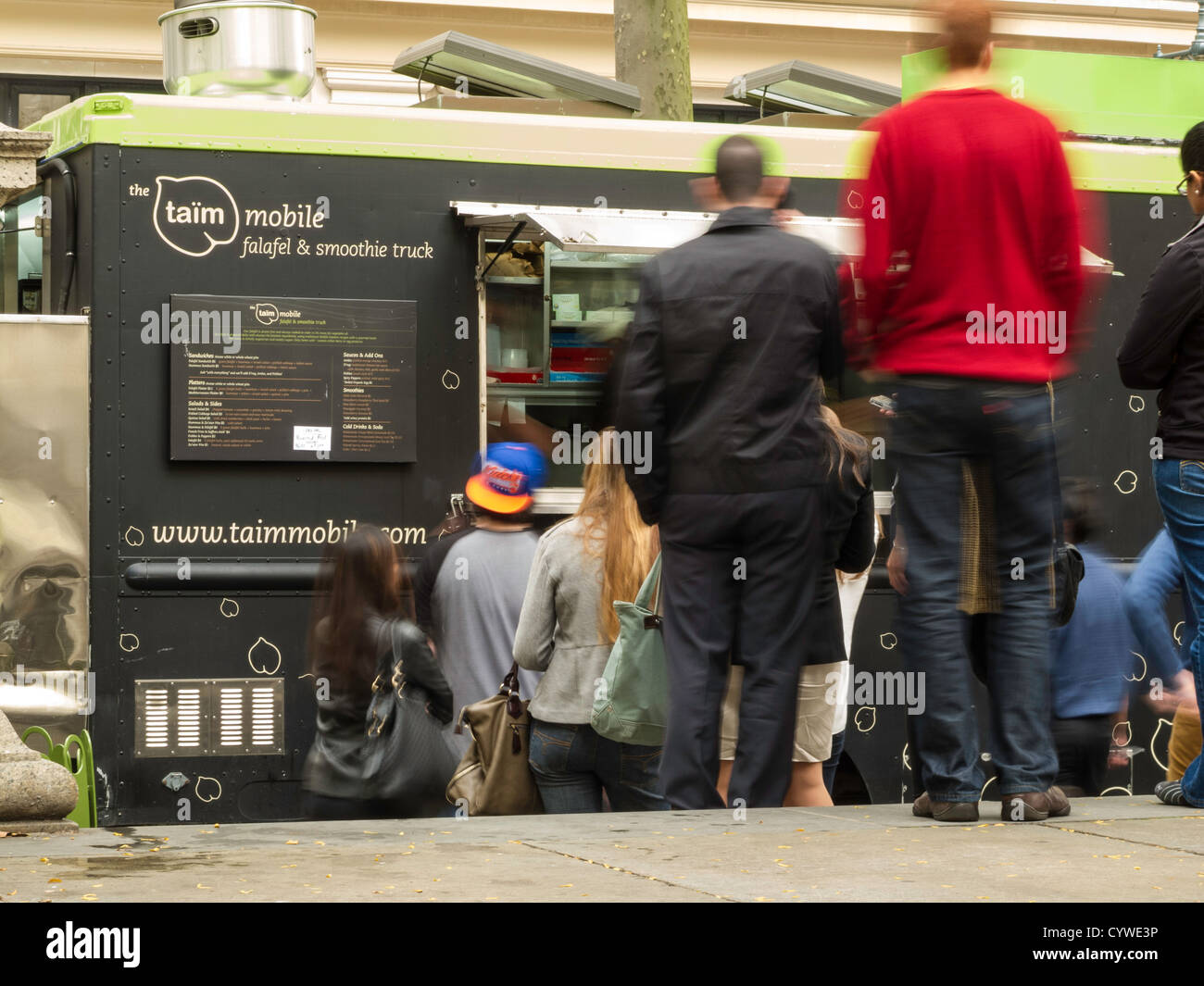 Food truck line hi-res stock photography and images - Alamy