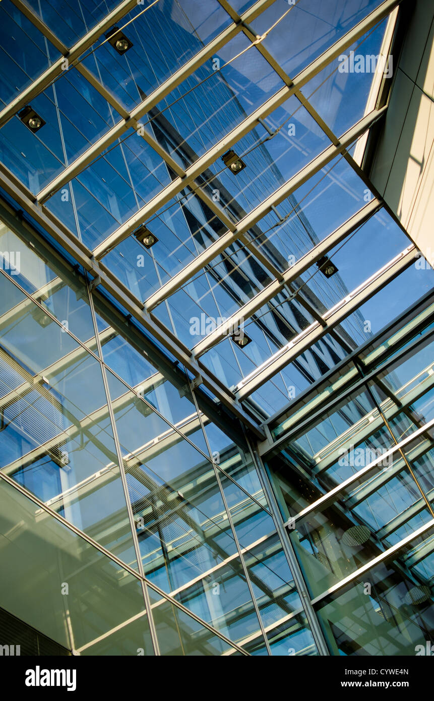 Modern Office Building With Glass Facade Stock Photo - Alamy