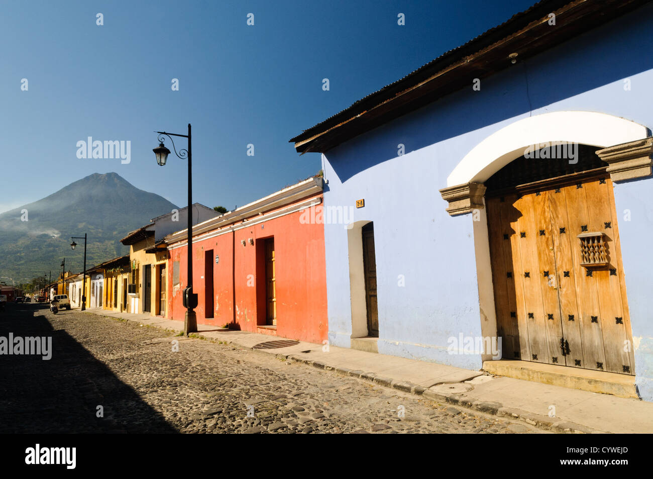 ANTIGUA GUATEMALA, Guatemala — Traditional Spanish colonial ...