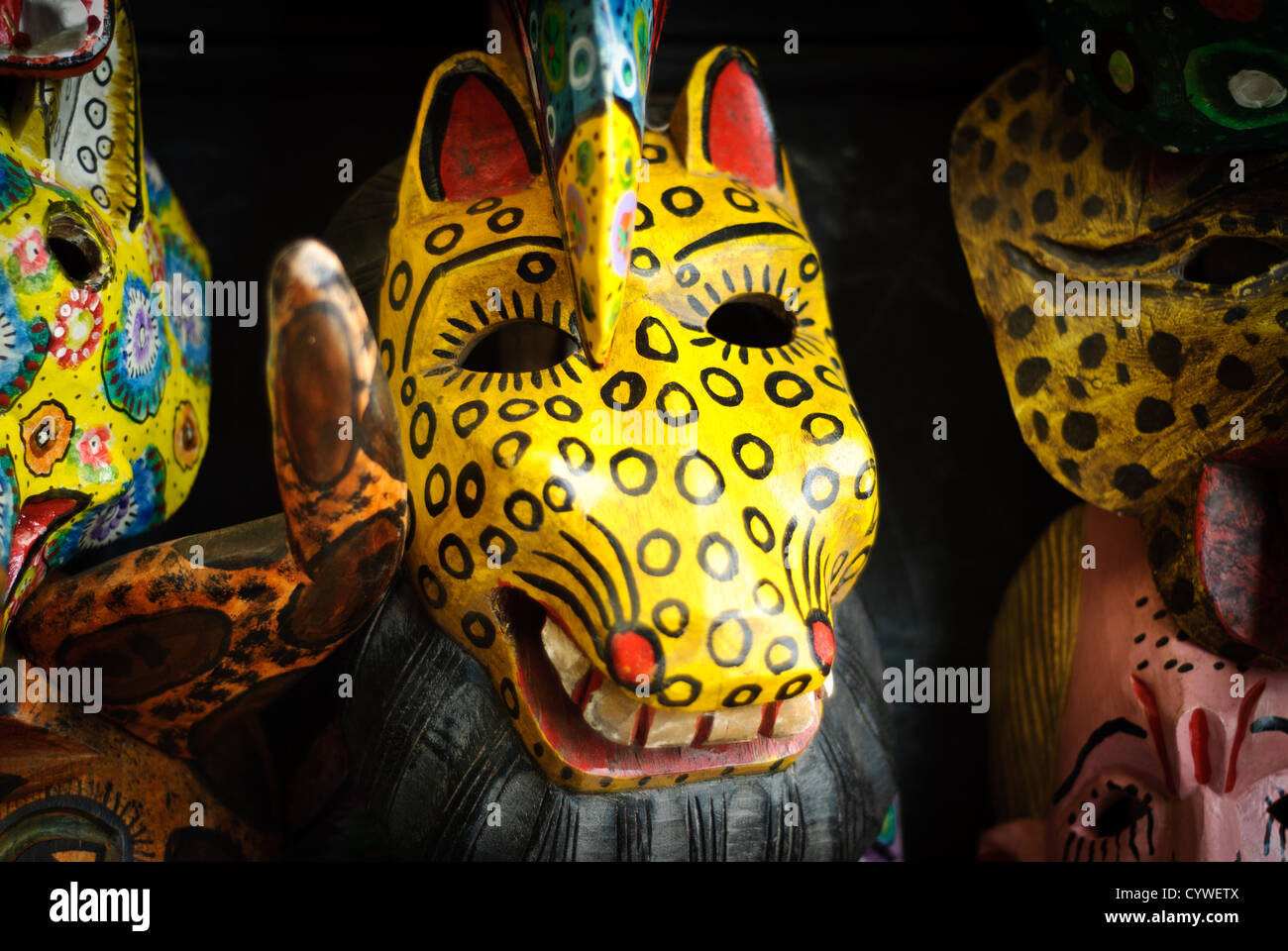 Guatemala mask wooden hi-res stock photography and images - Alamy