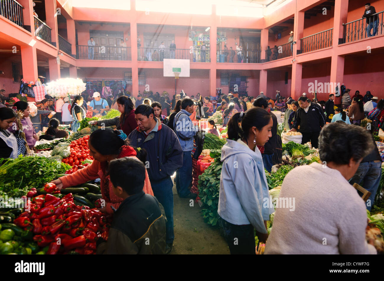 CHICHICASTENANGO, Guatemala - Fresh fruits and vegetables for sale in ...