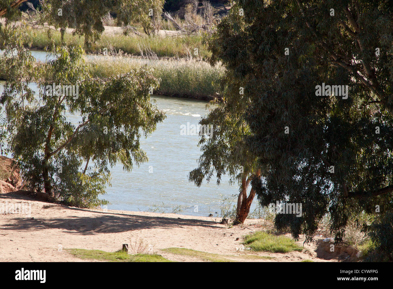 Banks of the Orange River Prieska South Africa Stock Photo - Alamy