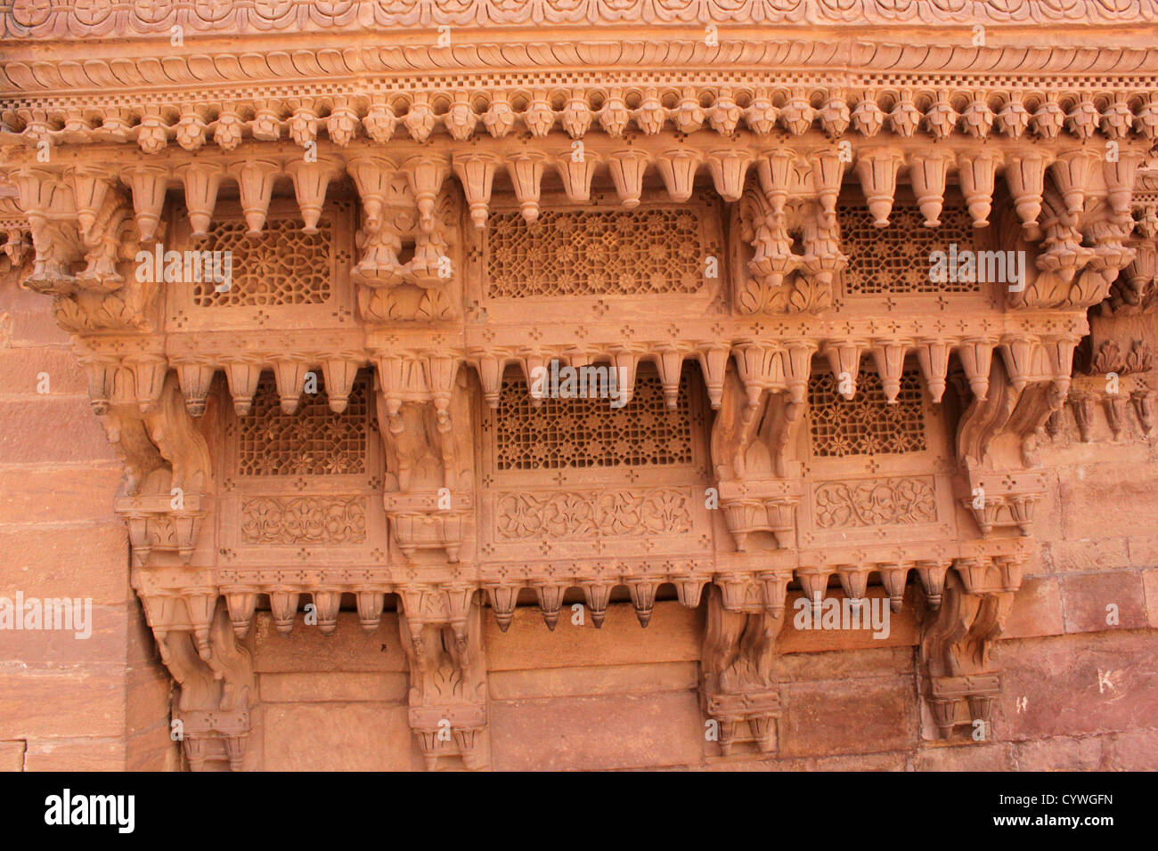 Carving red stone india hi-res stock photography and images - Alamy