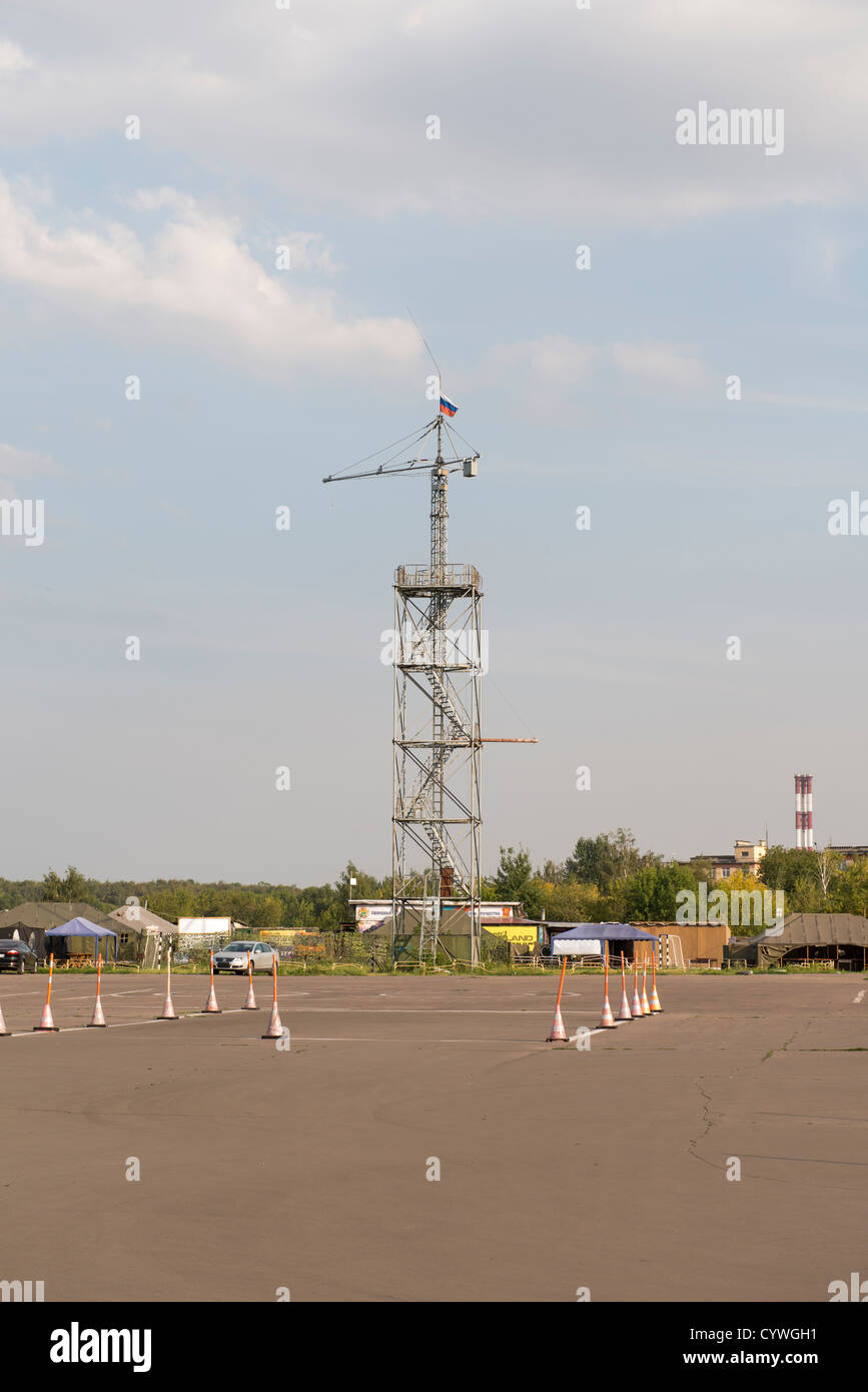 Moscow parachute training tower Russia Stock Photo - Alamy