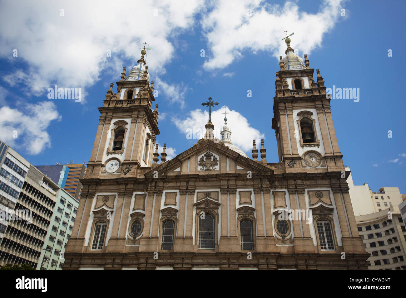 Our Lady of Candelaria Church, Centro, Rio de Janeiro, Brazil Stock ...