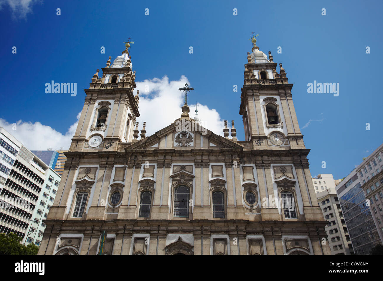 Our Lady of Candelaria Church, Centro, Rio de Janeiro, Brazil Stock ...
