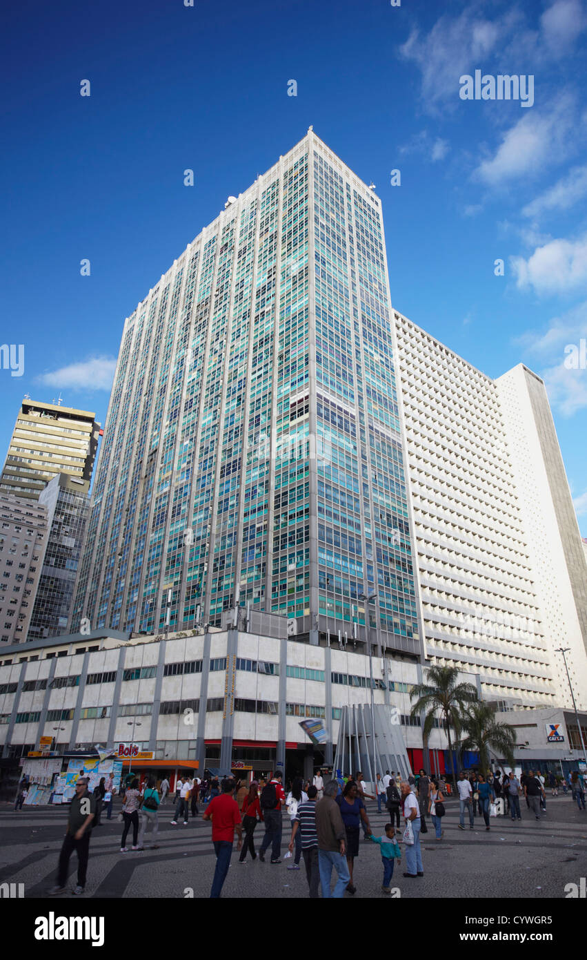 Carioca Square (Largo da Carioca), Centro, Rio de Janeiro, Brazil Stock ...