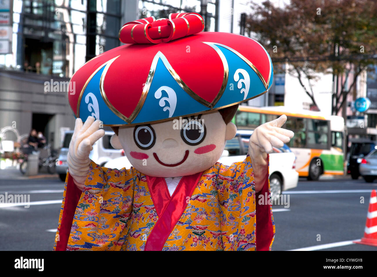 November 10, 2012, Tokyo, Japan - Japanese local characters greet ...