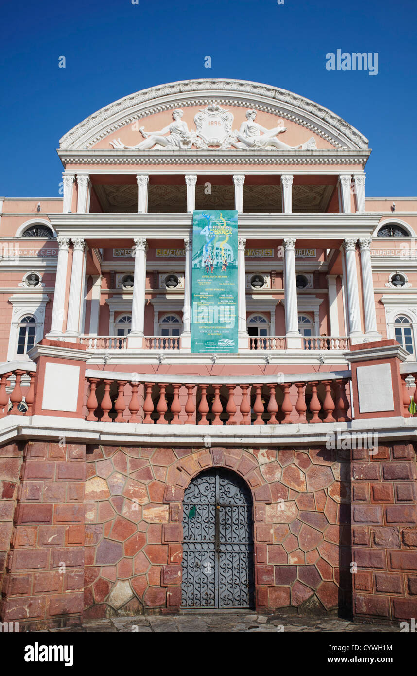 Teatro Amazonas (Opera House), Manaus, Amazonas, Brazil Stock Photo - Alamy