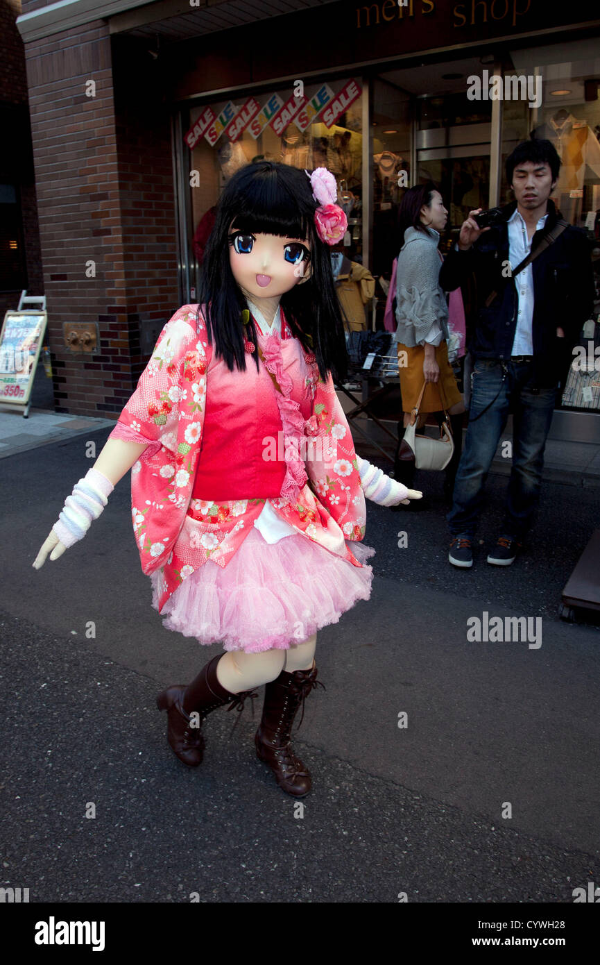 November 10, 2012, Tokyo, Japan - A Japanese local character poses in ...