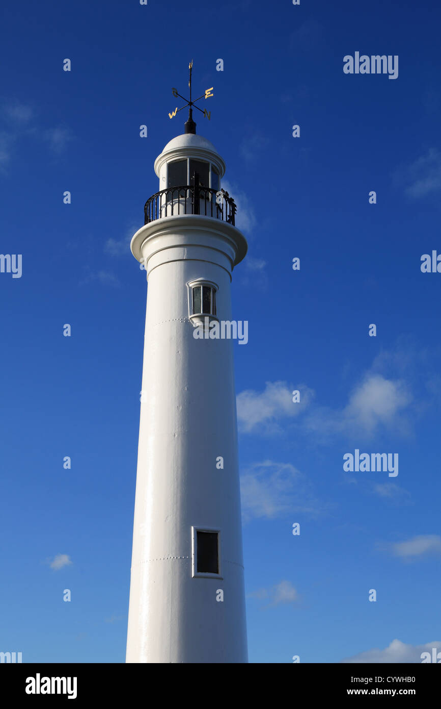 The old cast iron lighthouse at Seaburn Park, Sunderland, north east ...