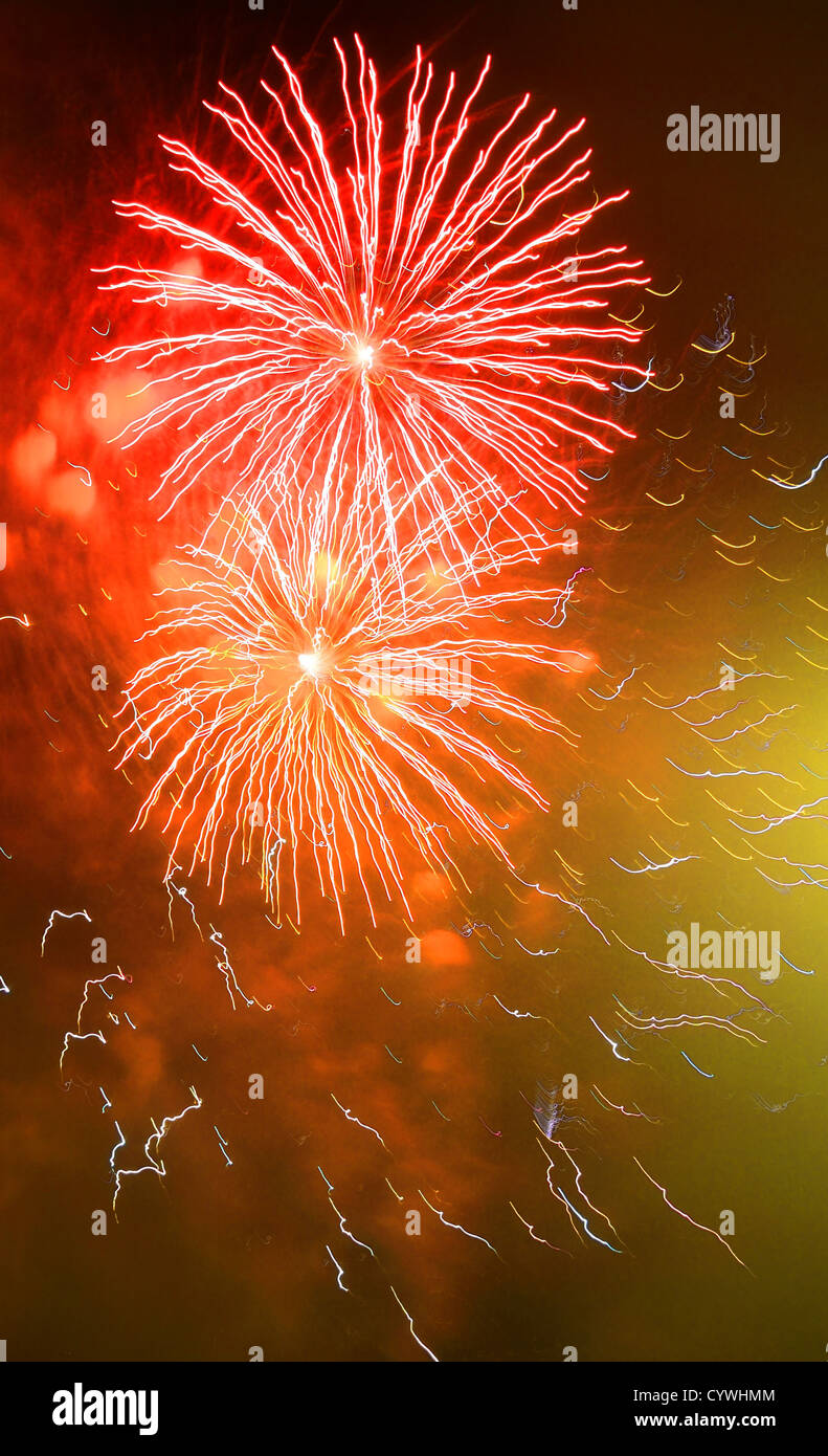 Explosion of fireworks hi-res stock photography and images - Alamy