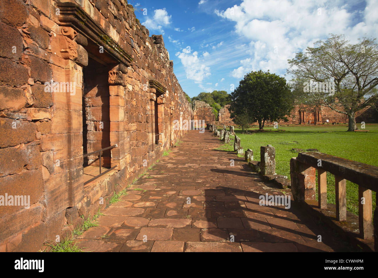 Ruins san ignacio mini guarani hi-res stock photography and images - Alamy