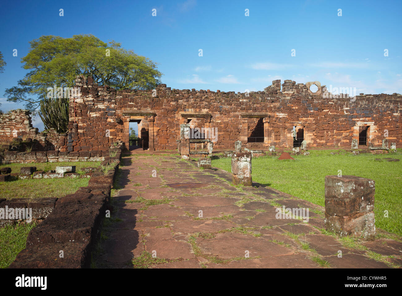 Ruins of mission at San Ignacio Mini (UNESCO World Heritage Site ...