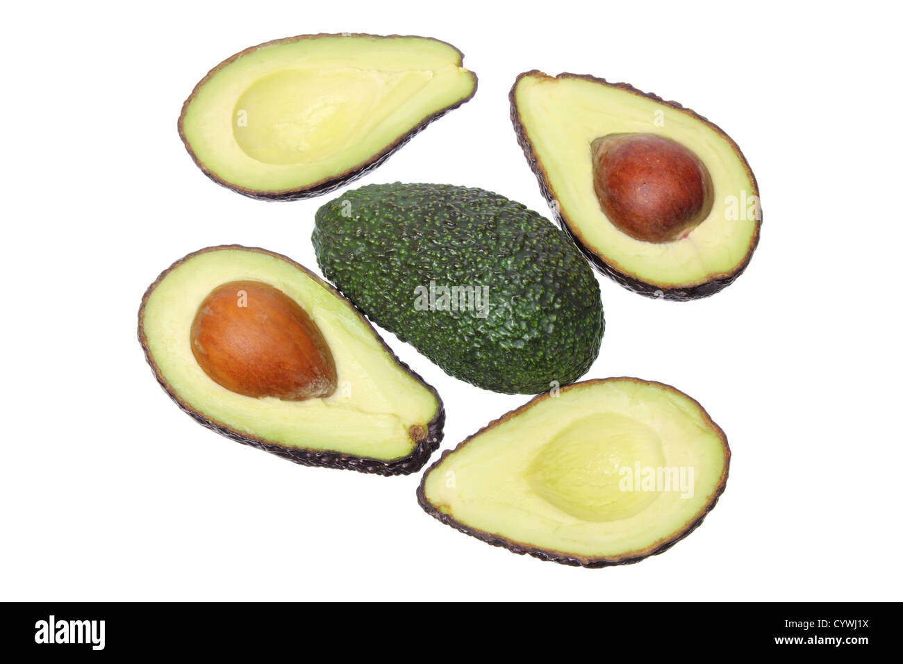 Cut avocados hi-res stock photography and images - Alamy
