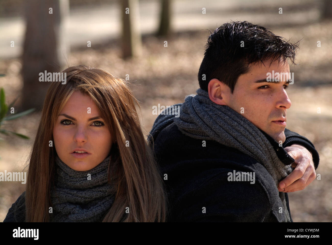 Loving couple having fun Stock Photo - Alamy