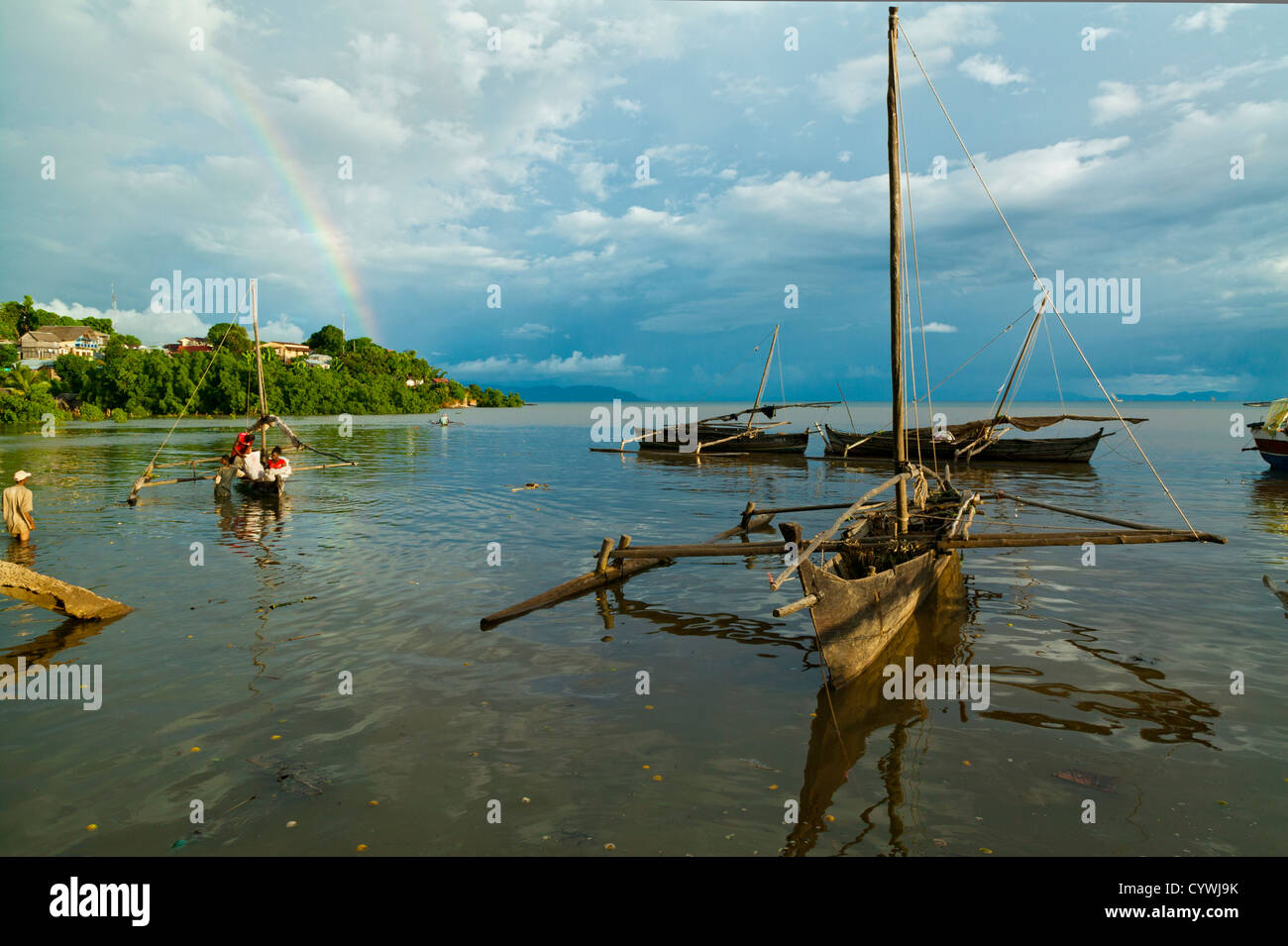 Harbour at Hell Ville, Nosy Be Island, Madagascar Stock Photo - Alamy
