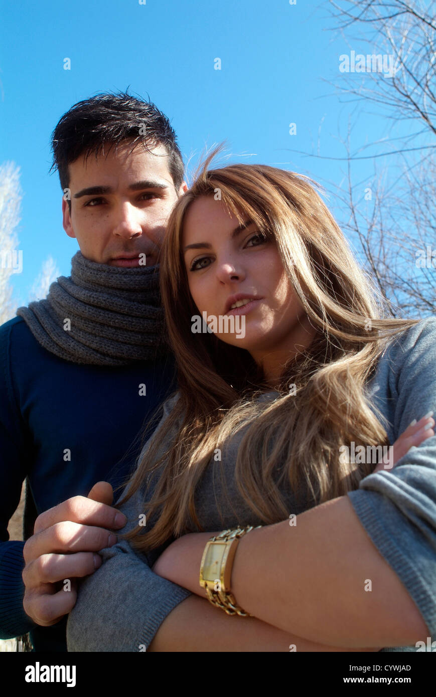 Loving couple having fun Stock Photo - Alamy