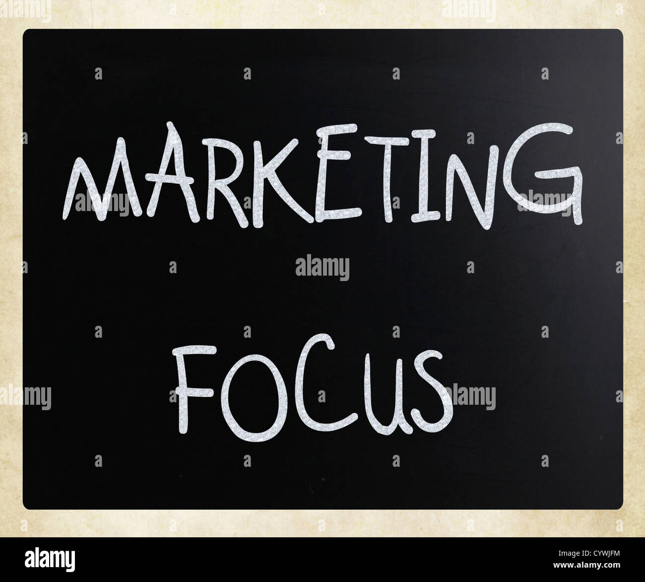 text handwritten with white chalk on a blackboard Stock Photo - Alamy