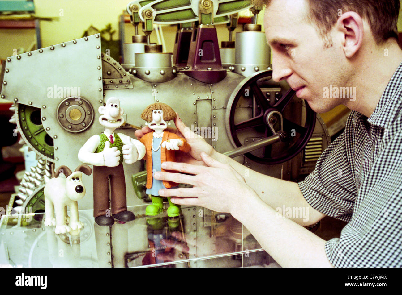 Steve Box key character animator at Aardman Animation pictured with ...