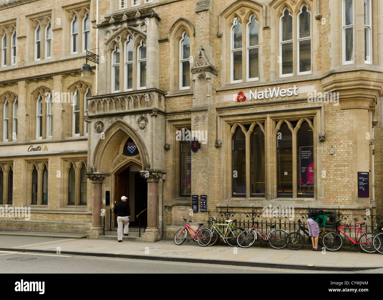 Nat West and Coutts Bank High Street Oxford UK Stock Photo - Alamy
