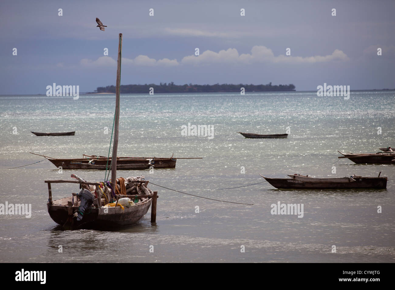 African dhow boats hi-res stock photography and images - Alamy